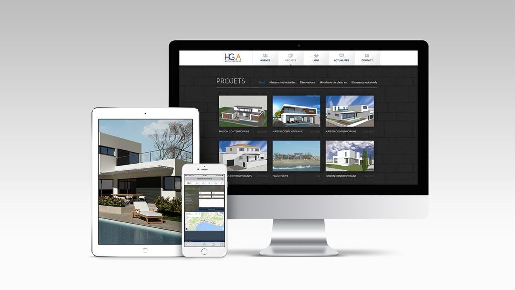 Creation site internet Architecte - Agence Sweep